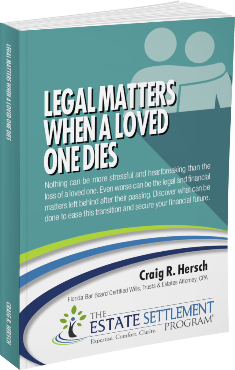 Legal Matters- When a Loved One Dies – Sheppard Law Firm